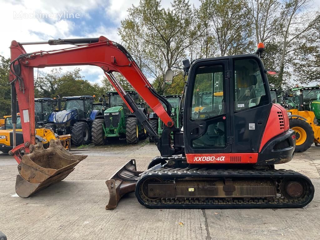 Kubota KX080-4 mini bager