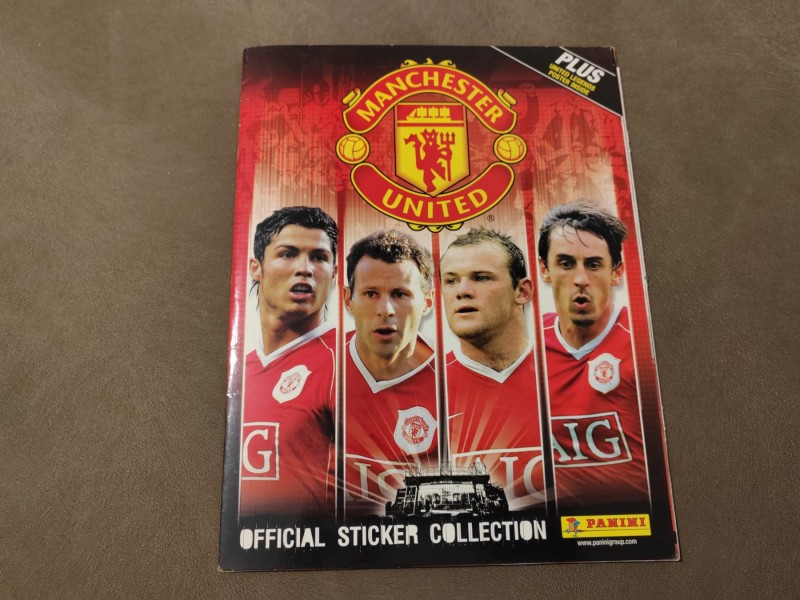 MANCHESTER UNITED LEGENDS 2006 KOMPLETAN ALBUM + POSTER