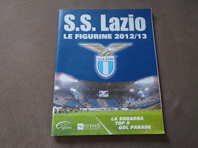 S.S. LAZIO ALBUM SEZONA 2012/2013 NIJE POPUNJEN / RETKO