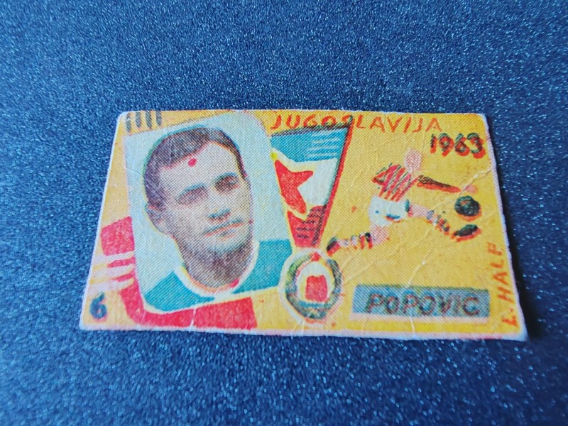 STARA SLICICA "VLADICA POPOVIC" 1963. TIM JUGOSLAVIJE