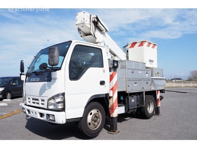 Isuzu ELF auto dizalica s korpom