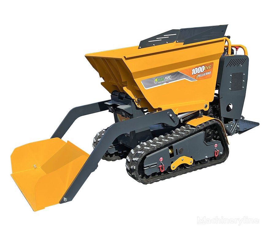 Novi Colmac MINIDUMPER CINGOLATO PELLICANO 1000 PRO con SCARICO ALTO damper guseničar