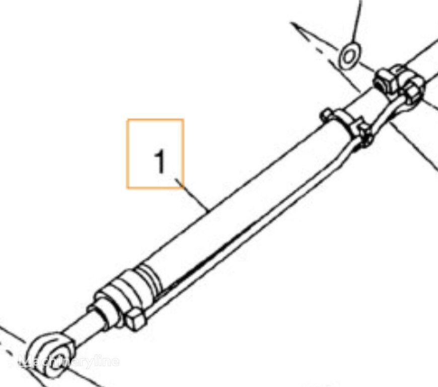 Case KRV26140 KRV26140 hidraulični cilindar za Case CX225SR WITH VALVE građevinske mašine