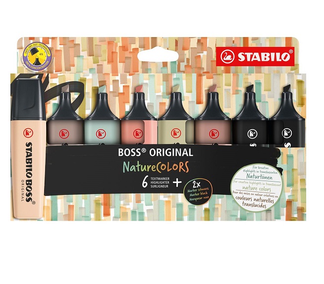 Signiri STABILO BOSS ORIGINAL Nature colors 1/8