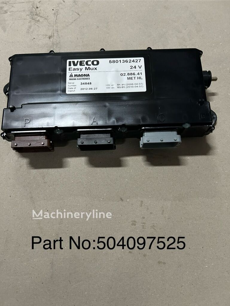 IVECO ELECR.CONTR.UNIT 504097525 upravljačka jedinica za građevinske mašine