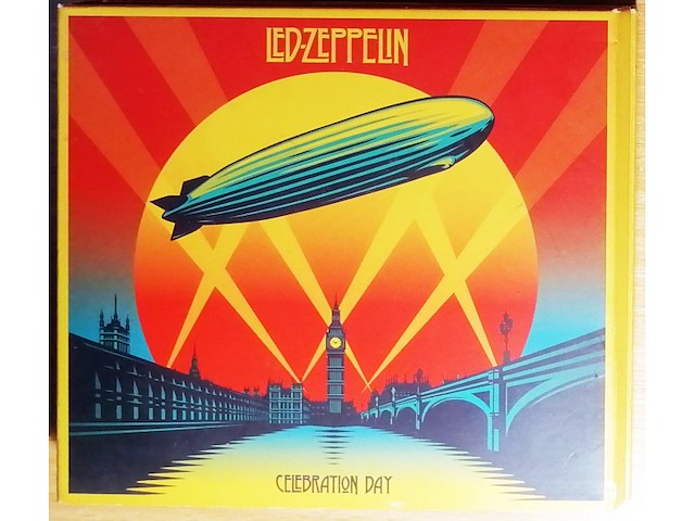 2CD+DVD LED ZEPPELIN - Celebration Day (2012) USA, MINT