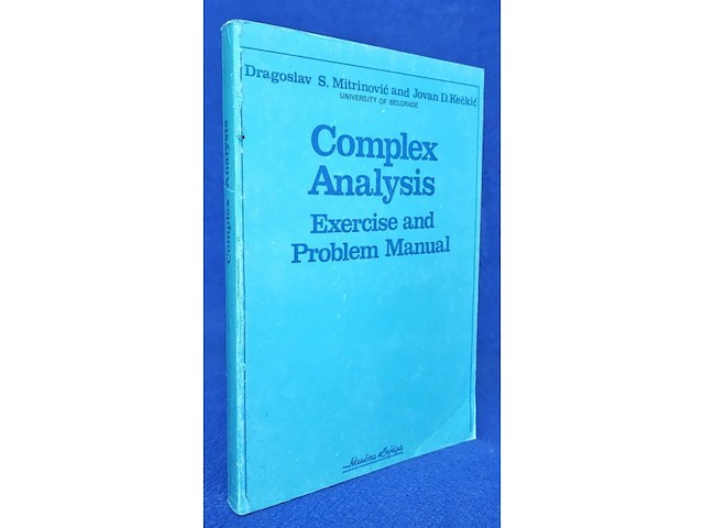 Complex analysis : exercise and problem manual