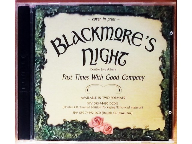 2CD BLACKMORE`S NIGHT - Past Time (2002) promo, retko