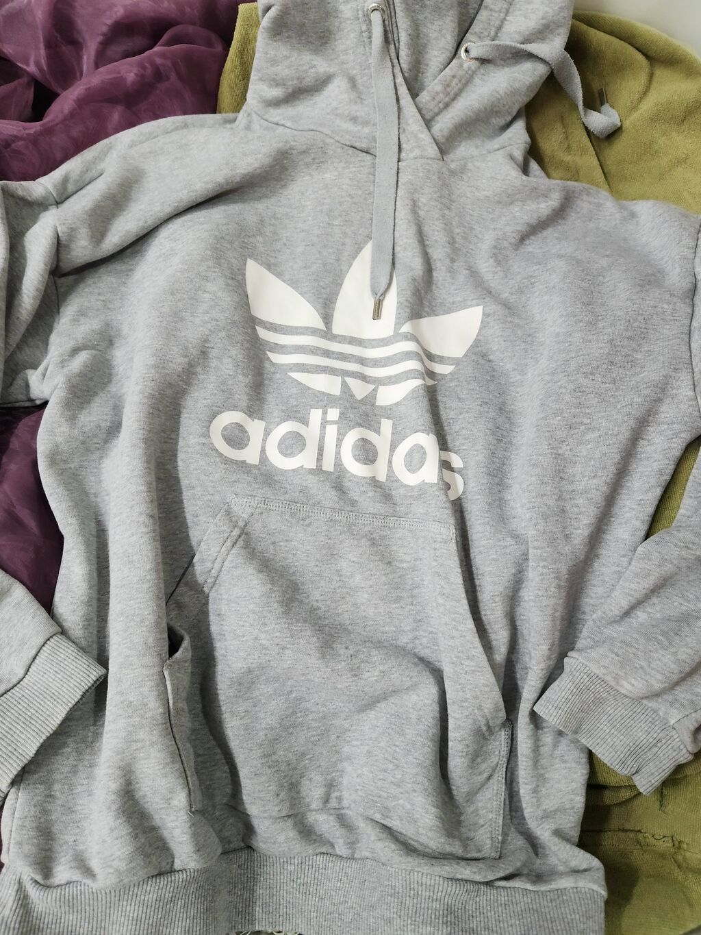 Adidas Originals, L (EU 40), Jednobojni, bоја - Siva