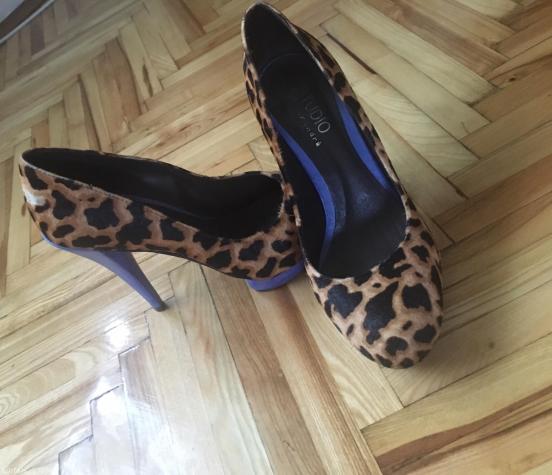 André cipele leopard print/kraljevski plava (38)