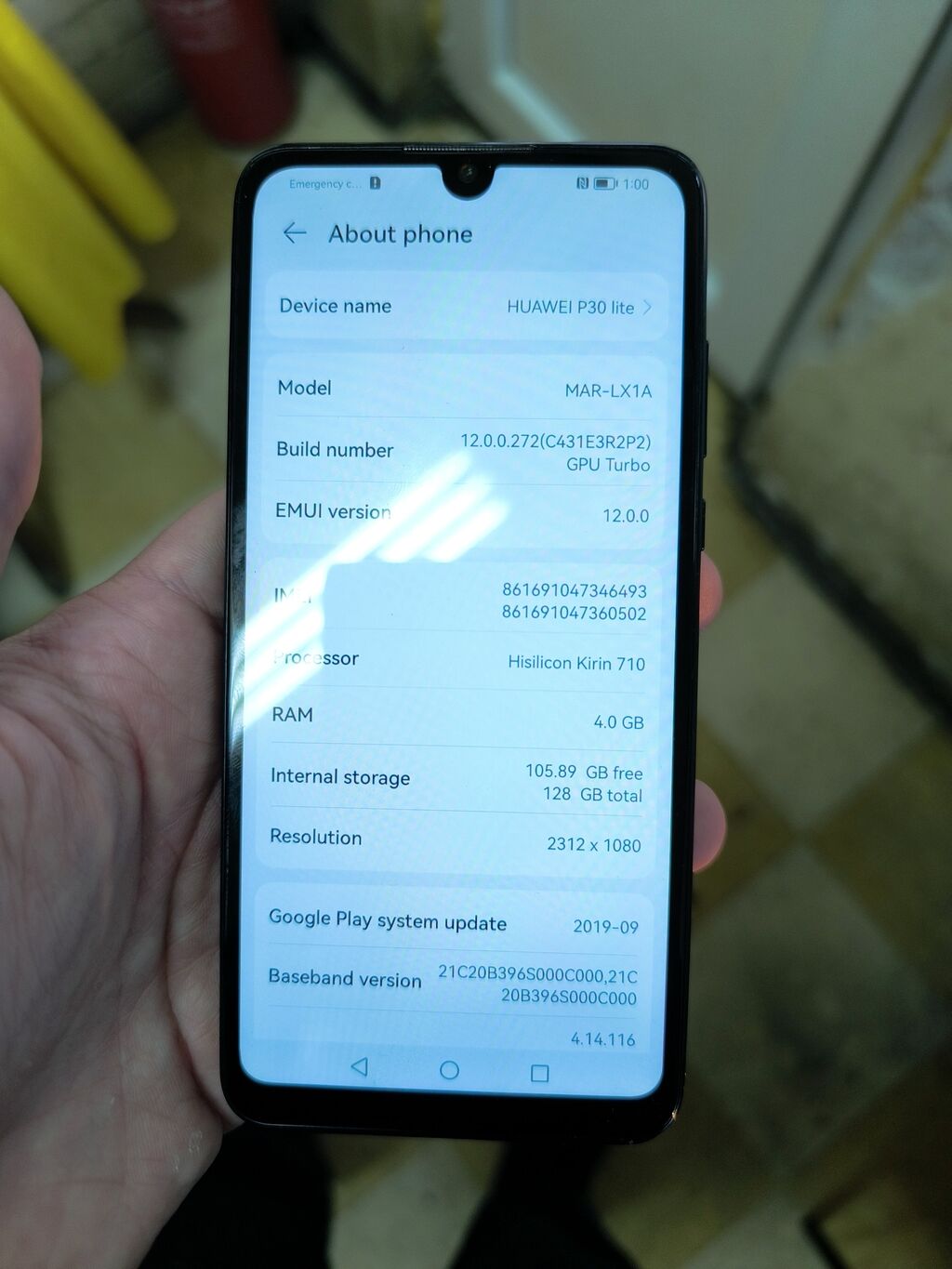 Huawei P30 Lite, 128 GB, bоја - Crna, Otisak prsta, Dual SIM, Face ID