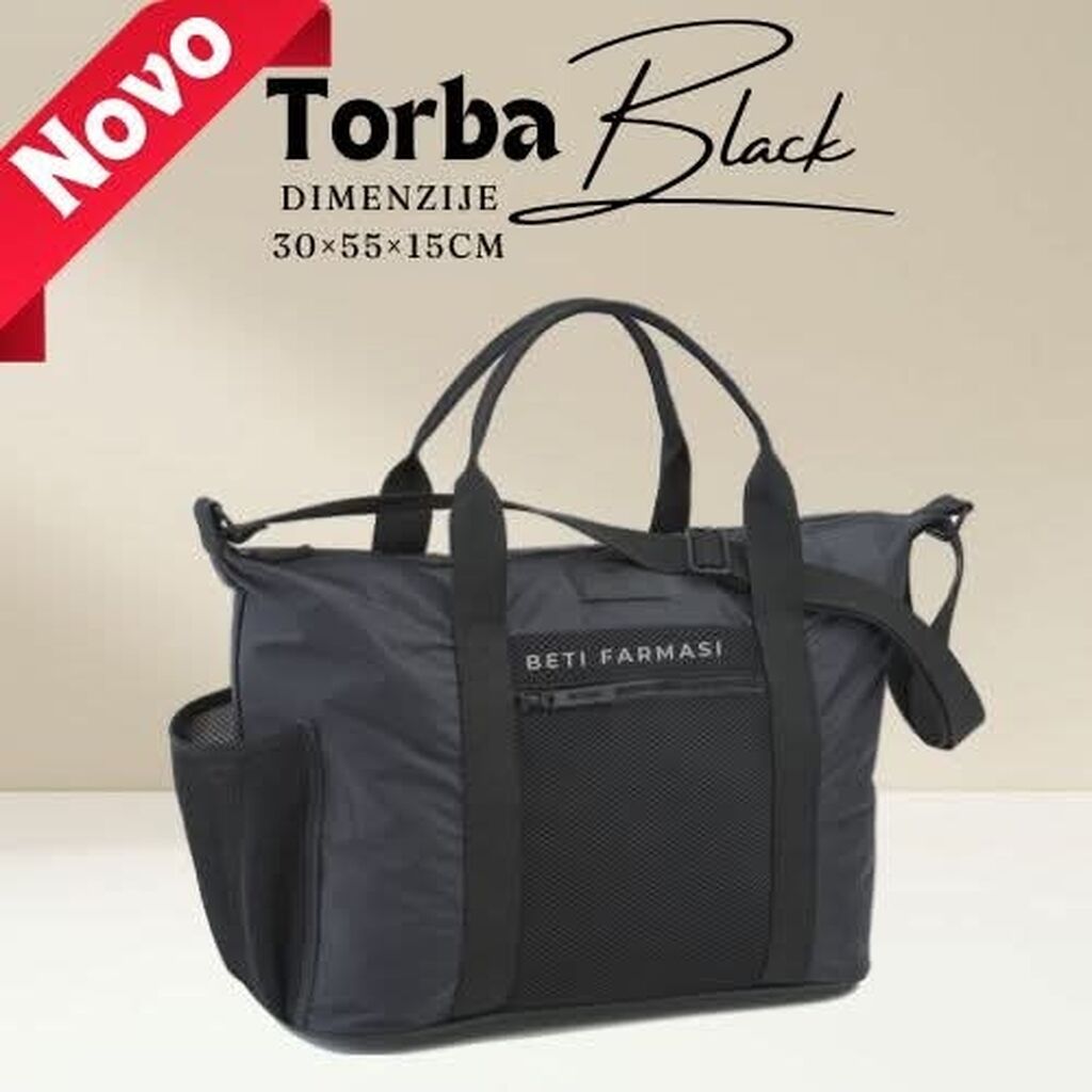 NOVO – NAVY BLUE ili BLACK sportska torba koja će ti dati novu