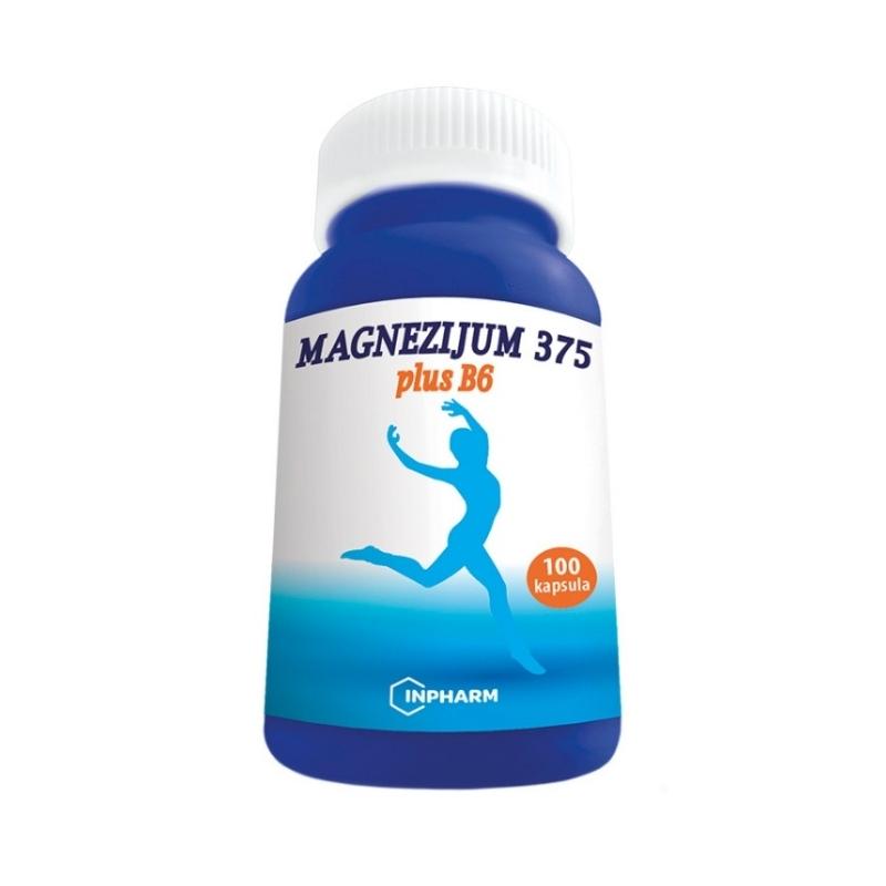 Magnezijum 375mg plus B6 100 kapsula