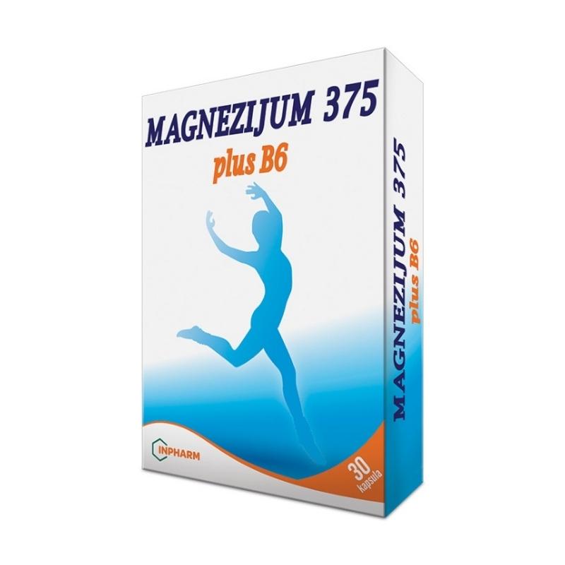 Magnezijum 375mg plus B6 30 kapsula