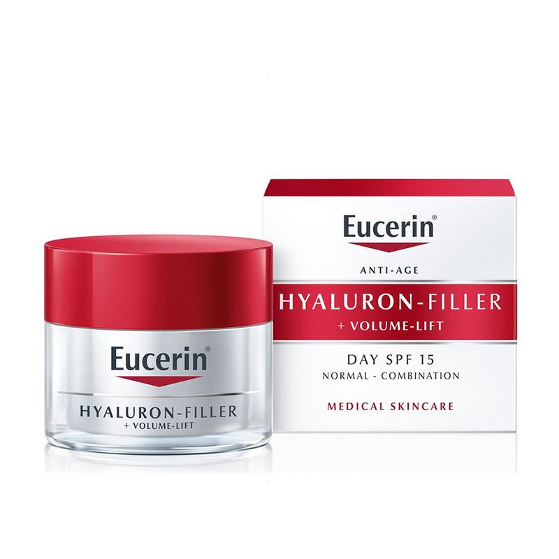 Eucerin Hyaluron-Filler + Volume-Lift Dnevna krema za normalnu i mešovitu kožu SPF15 50ml