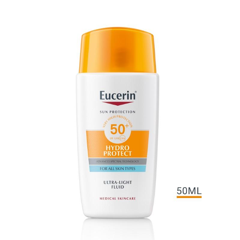 Eucerin Hydro-protect ultralagani fluid za zaštitu lica od sunca SPF 50+ 50ml