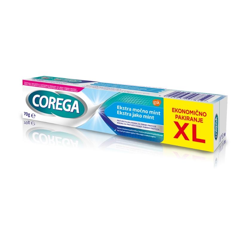 Corega Extra Strong Mint XL 70g krema