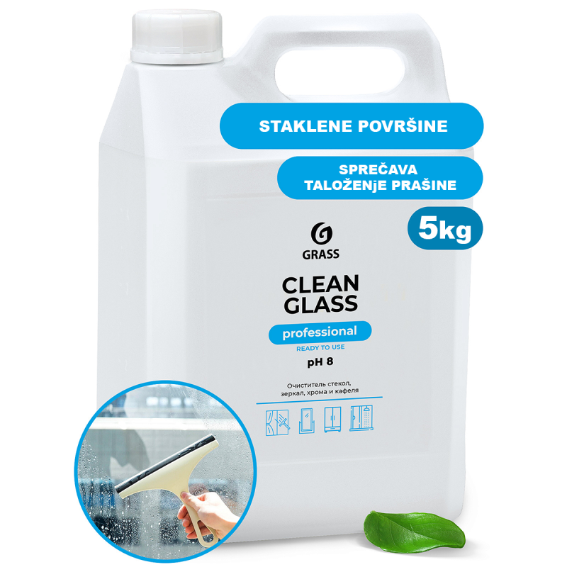 CLEAN GLASS - Sredstvo za čišćenje staklenih površina - 5kg