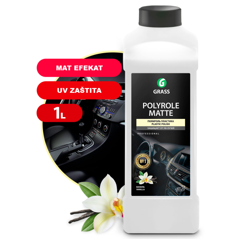 POLYROLE MATTE VANILLA - Sredstvo za čišćenje i poliranje kontrolne table - 1L