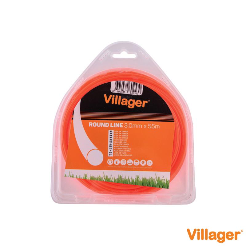 Silk za trimer 3.0mm x 55m (1lb) - okrugla nit Villager