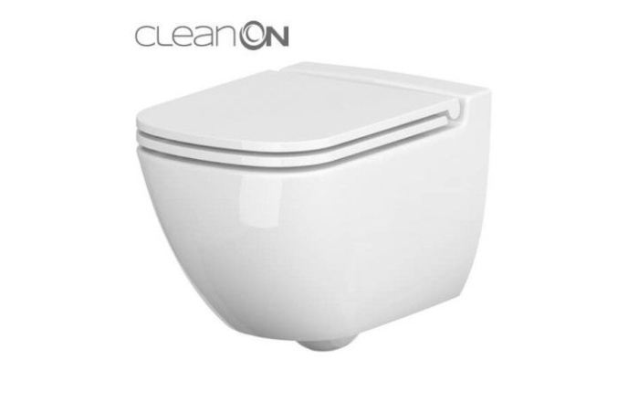 Cersanit CASPIA WC šolja konzolna CleanOn + daska slim sporospuštajuća K701-103