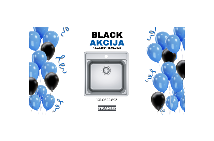 Black Akcija - Korito sudopera - Franke - Bell BCX 610-51 - Inox