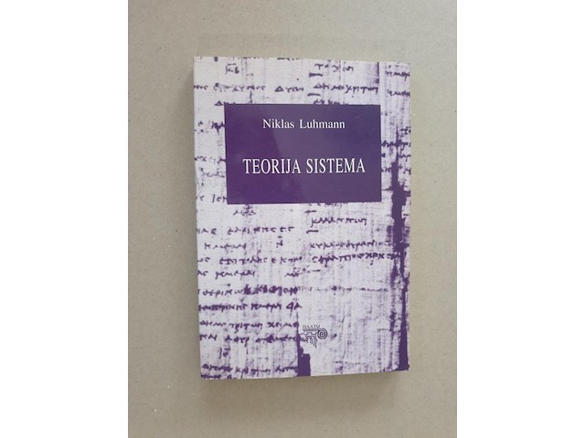 Teorija sistema - Niklas Luhmann