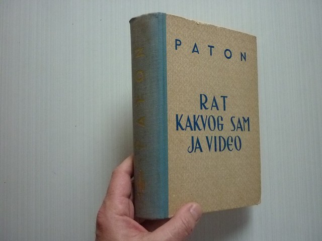 Paton RAT KAKVOG SAM JA VIDEO