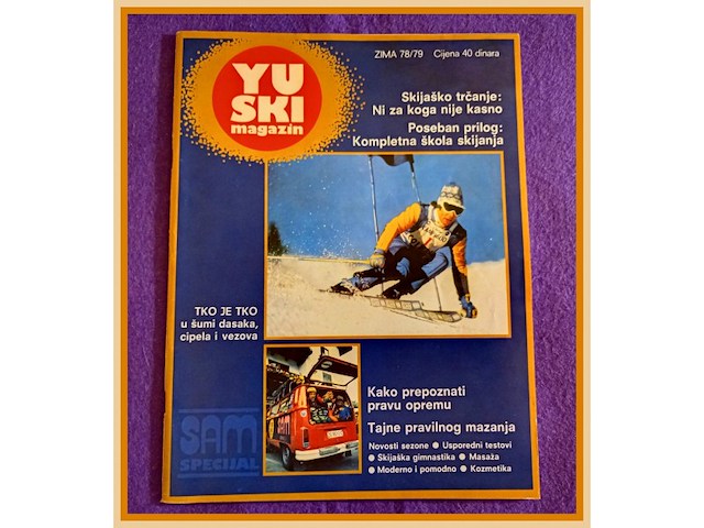 YU SKI magazin zima 78/79. ❀ ❀ ❀