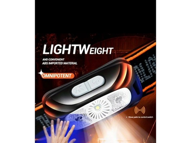 LED lampa za glavu sa senzorom