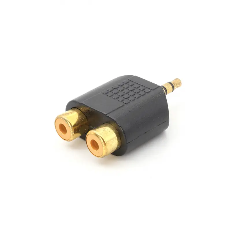 TERACELL Adapter 2RCA Z HWD-AD36, 3.5mm, Muški, Crni