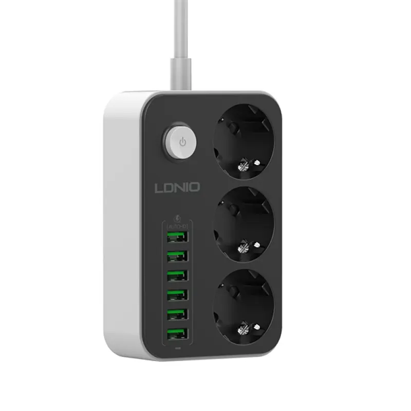 Produžni kabl LDNIO SE3631, 6xUSB, 2m