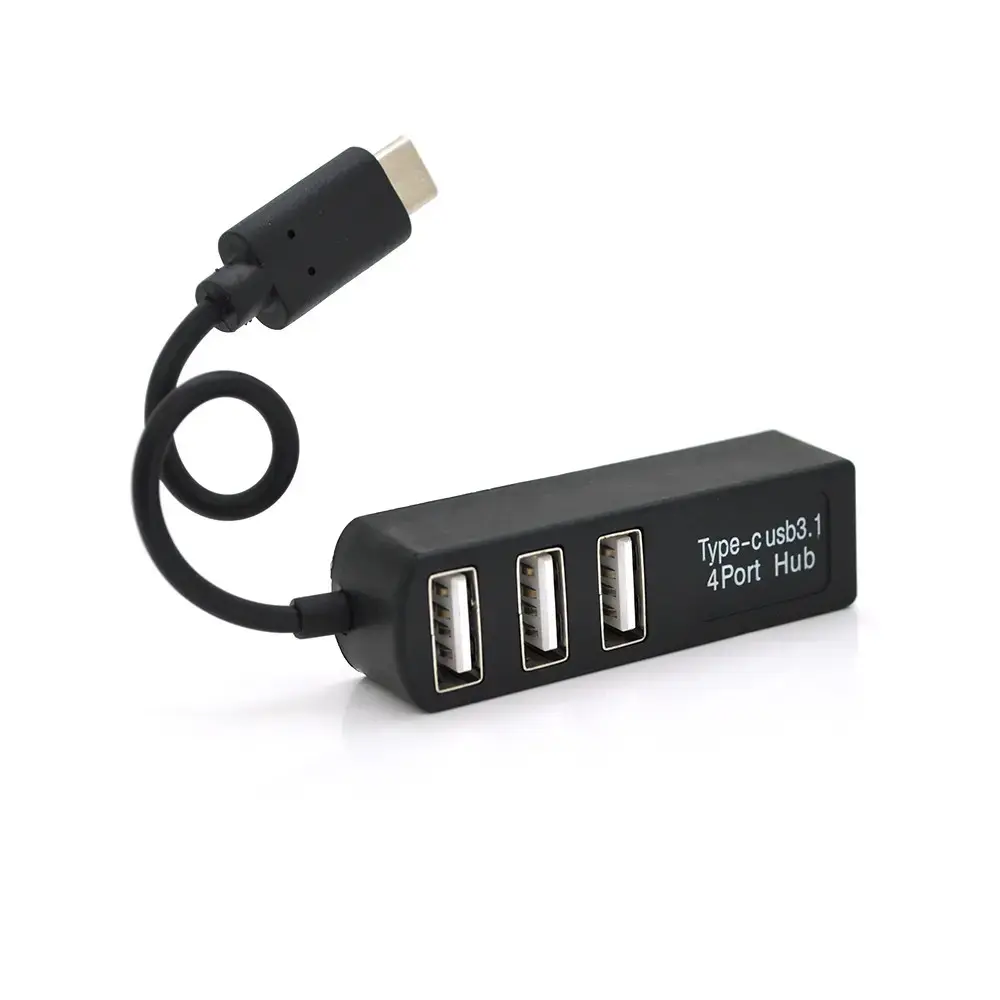 USB 3.1 HUB 4 porta JWD-U30, Crni