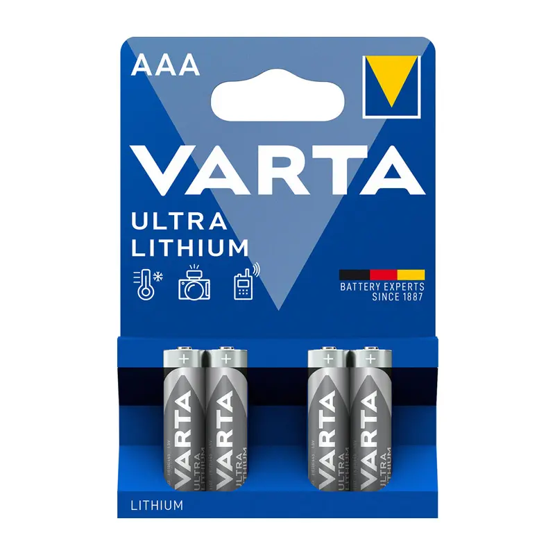 Varta Ultra litijumska baterija AAA 1/4, 1.5V, 4komada