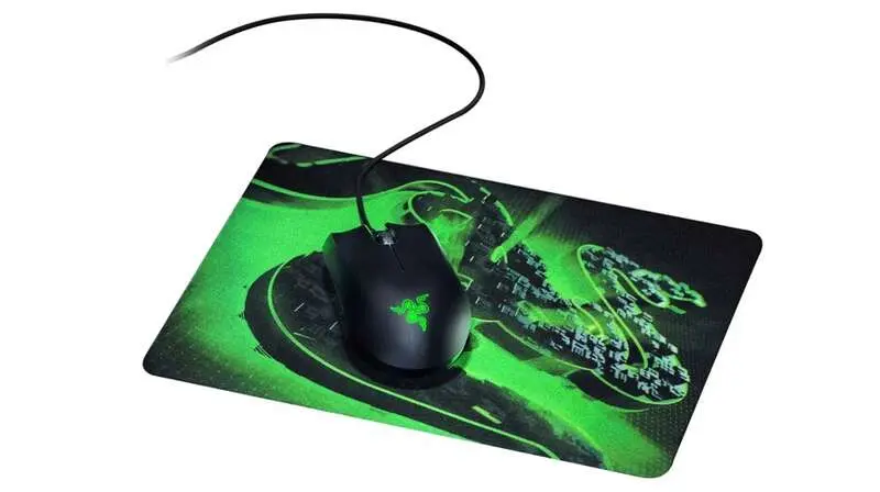 RAZER Miš Abyssus Lite i podloga za miša Razer Goliathus crni