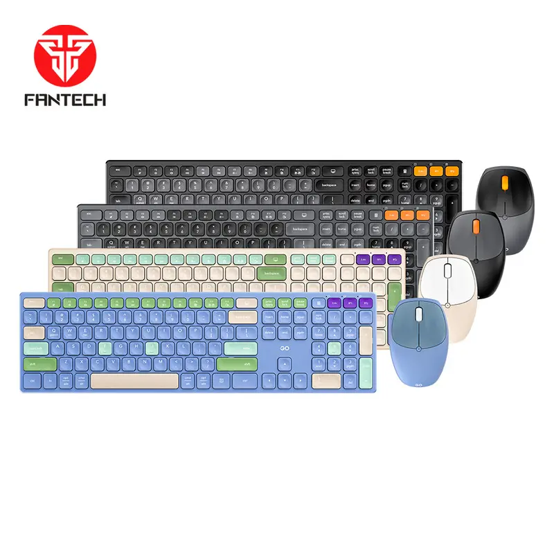 FANTECH Bežični miš i tastatura WK-895, Crni