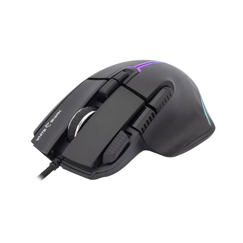 WHITE SHARK Miš GM-9006 MARROK, 12000dpi, Crni