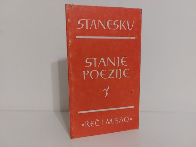 Stanje poezije - Stanesku