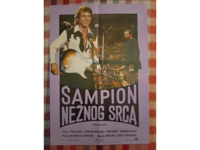 plakat ŠAMPION NEŽNOG SRCA