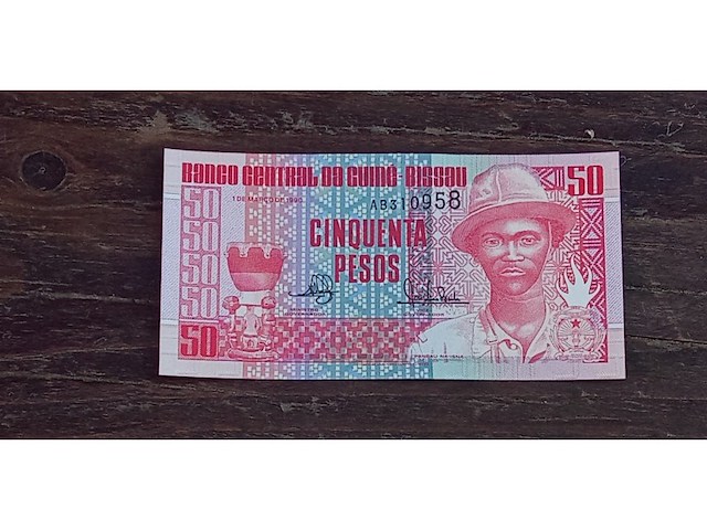 GVINEJA BISAU 50 PESOS 1990