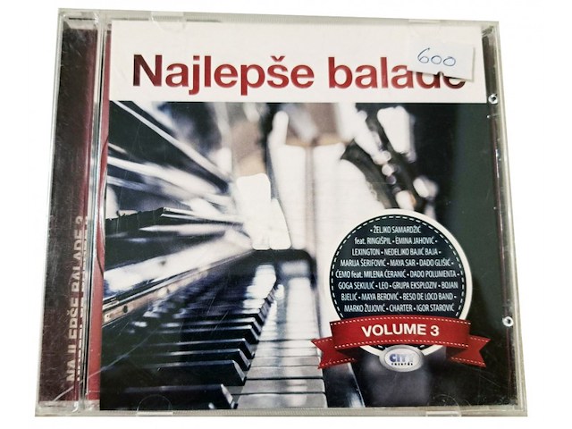 CD: V/A - Najlepše balade Vol. 3 (2014) Divlji Kesten