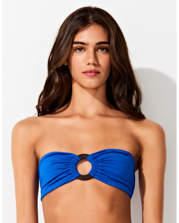 Top Bikini Anéis Azul