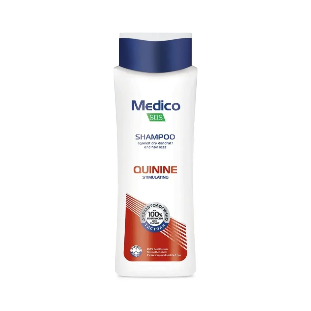 MEDICO SOS Šampon protiv peruti i opadanja kose Quinine, 390ml