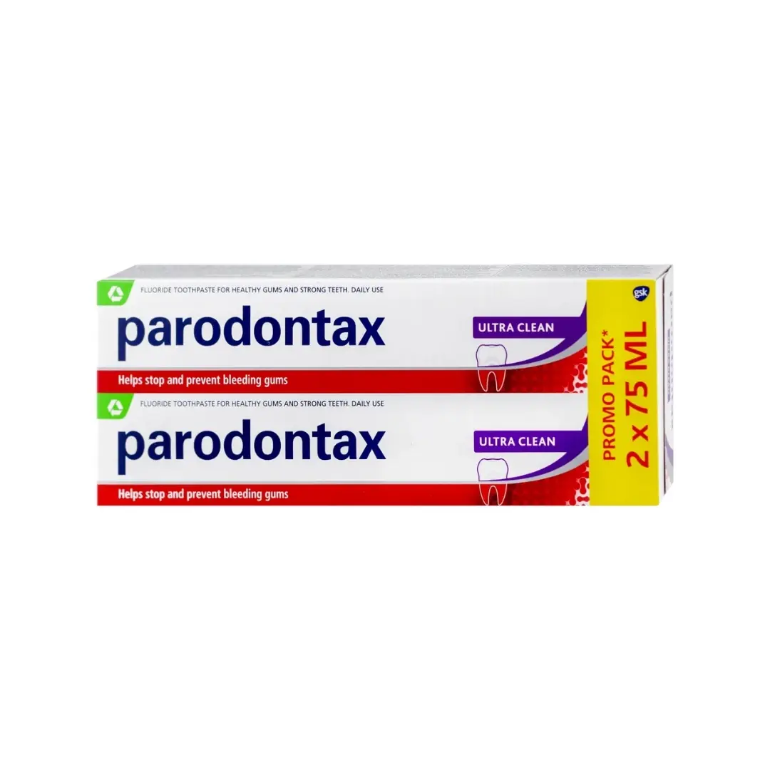 PARADONTAX Pasta za zube Ultra clean, 2x75ml