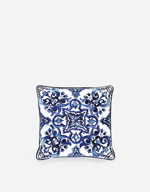 Dolce&Gabbana’s Blu Mediterraneo Velvet Cushion small – Jastuk