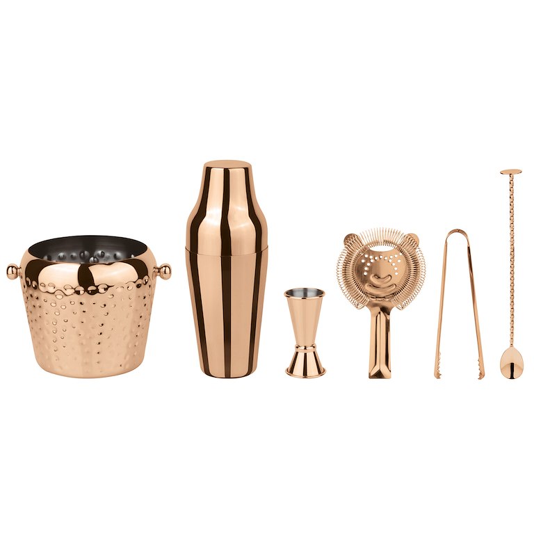 Sambonet Paderno Cocktail Set 6 pcs Copper – Koktel set