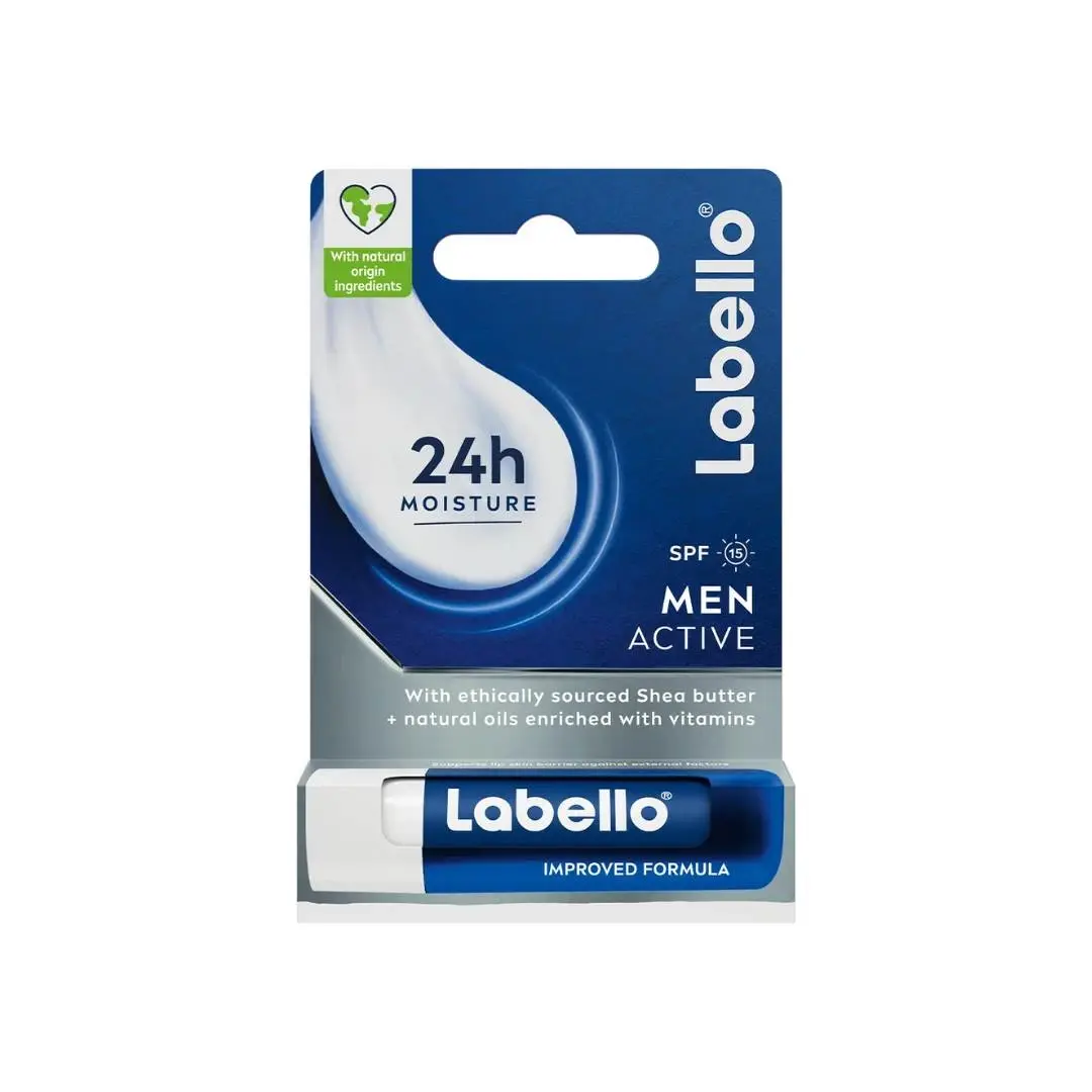 LABELLO Balzam za usne za muškarce Active, 5.5ml