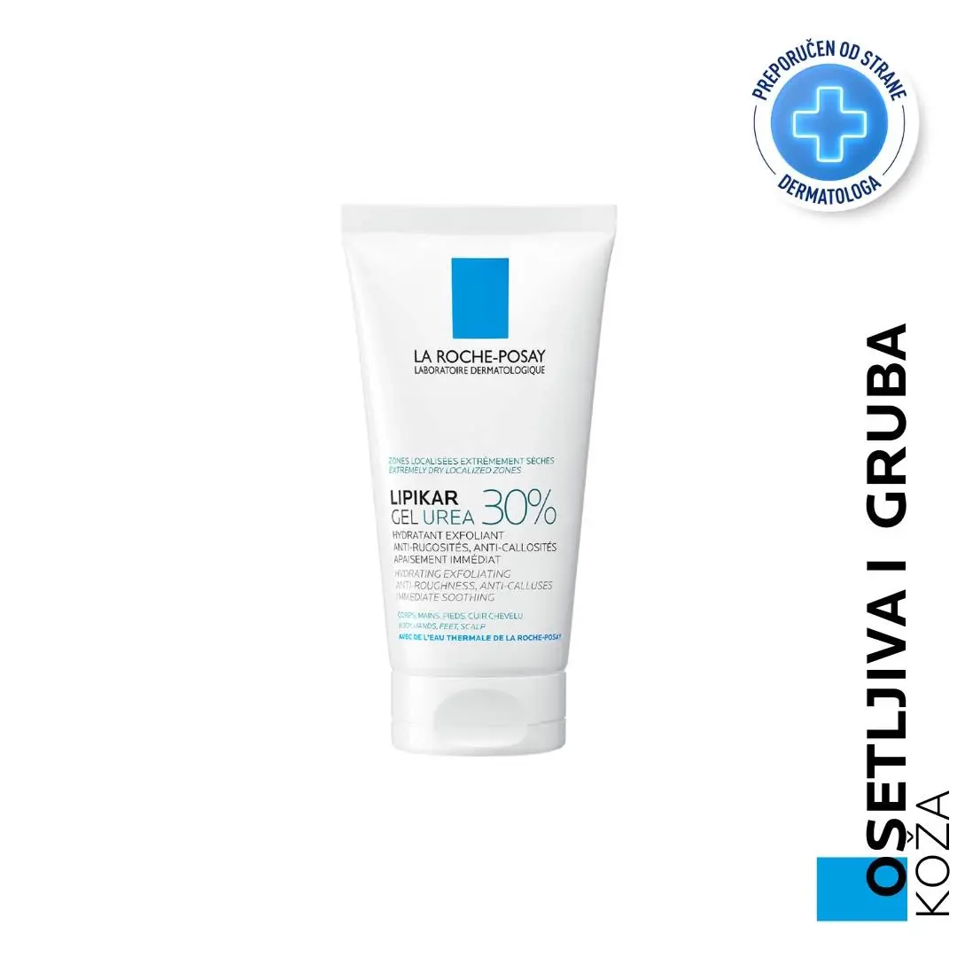 LA ROCHE-POSAY Urea gel LRP Lipikar, 30%, 50ml