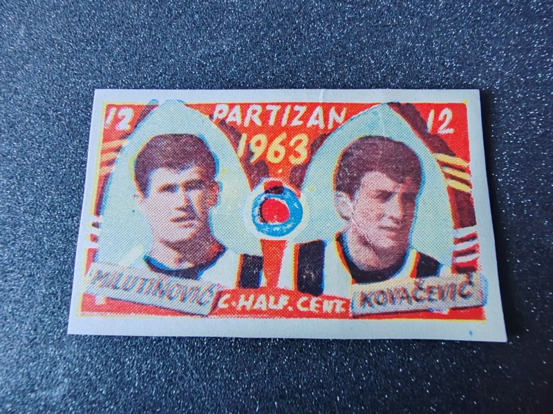 STARA SLICICA "MILUTINOVIC - KOVACEVIC" 1963. PARTIZAN