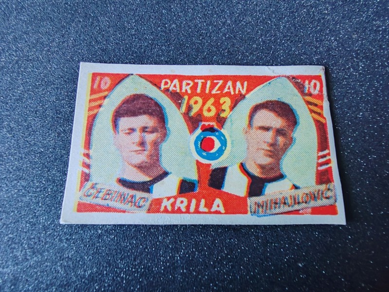 STARA SLICICA "CEBINAC - MIHAJLOVIC" 1963. PARTIZAN